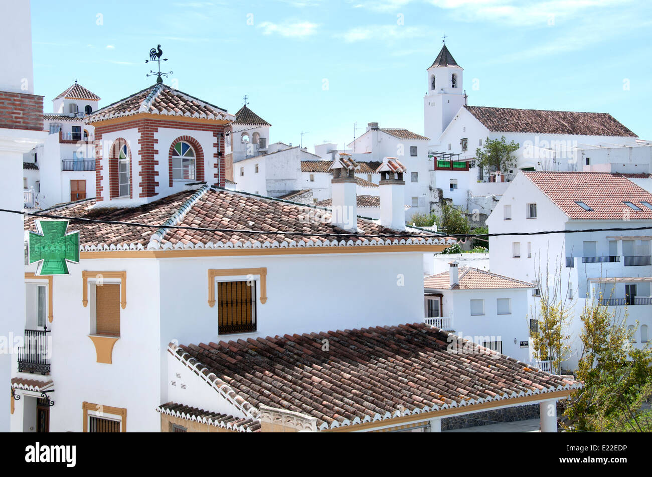 Sedella Málaga Spain Spanish historic White Village Stock Photo - Alamy