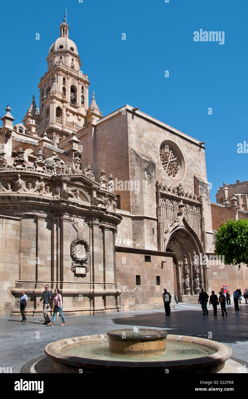 Murcia Cathedral - Plaza del Cardenal Belluga Spain Spanish Andalusia ...