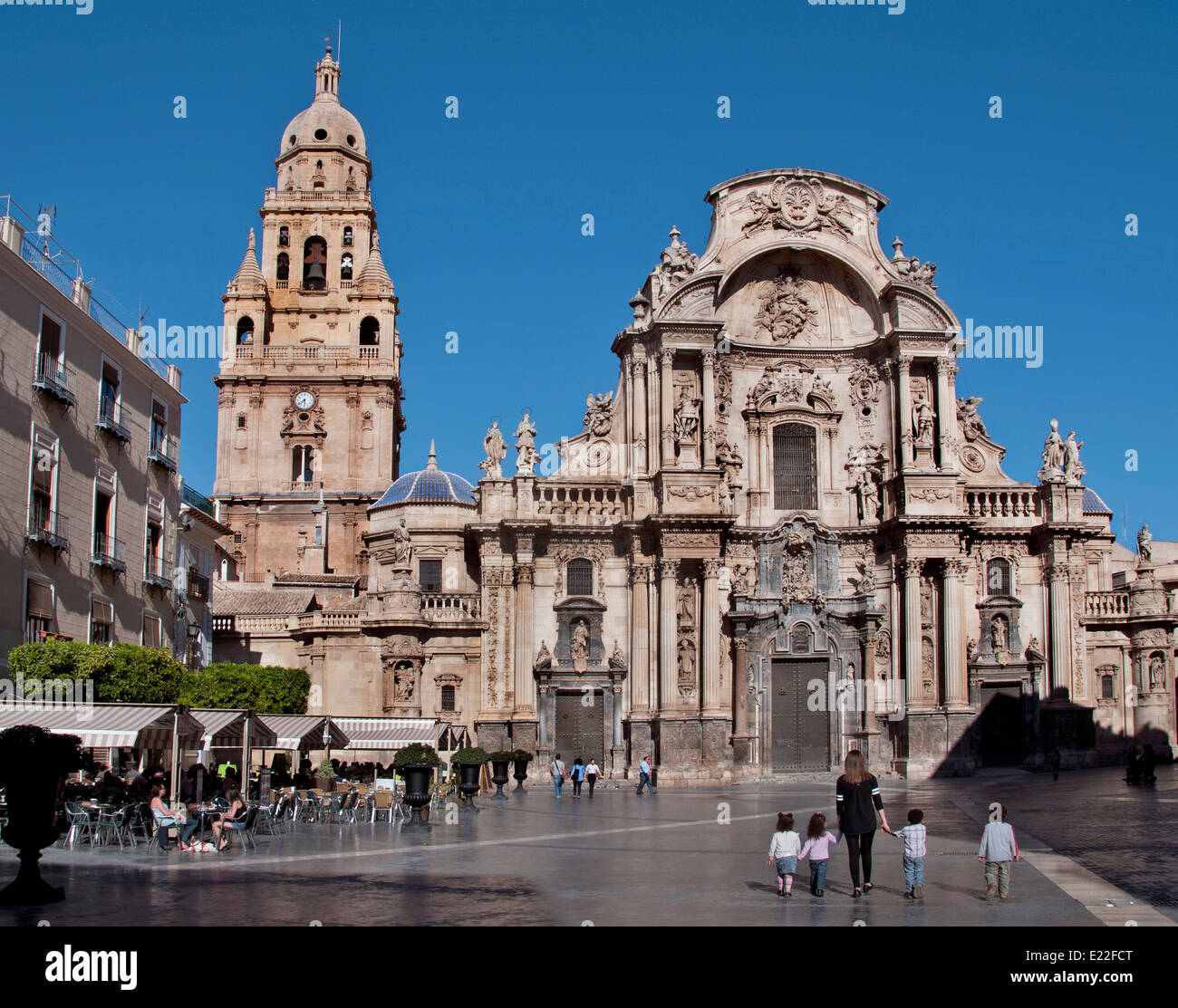 Murcia Cathedral - Plaza del Cardenal Belluga Spain Spanish Andalusia ...