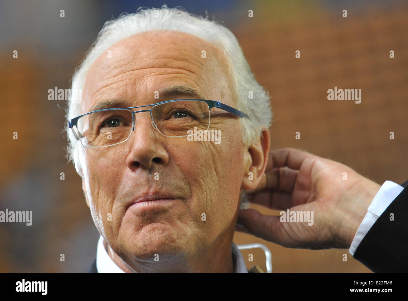Villarreal, Spain. 14th Sep, 2011. Munich's honoury President Franz ...