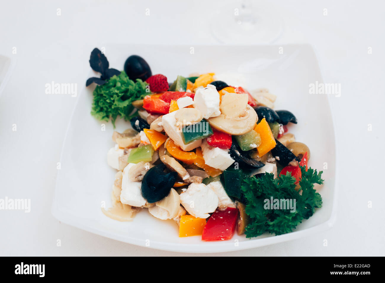 Food service plate dish hi-res stock photography and images - Alamy