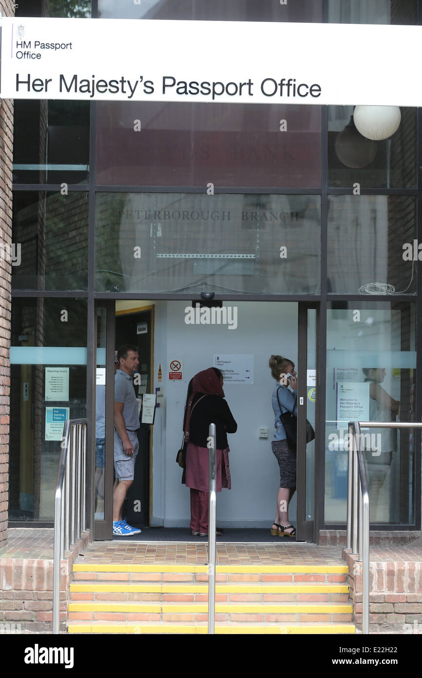 Queue at passport office hi-res stock photography and images - Alamy