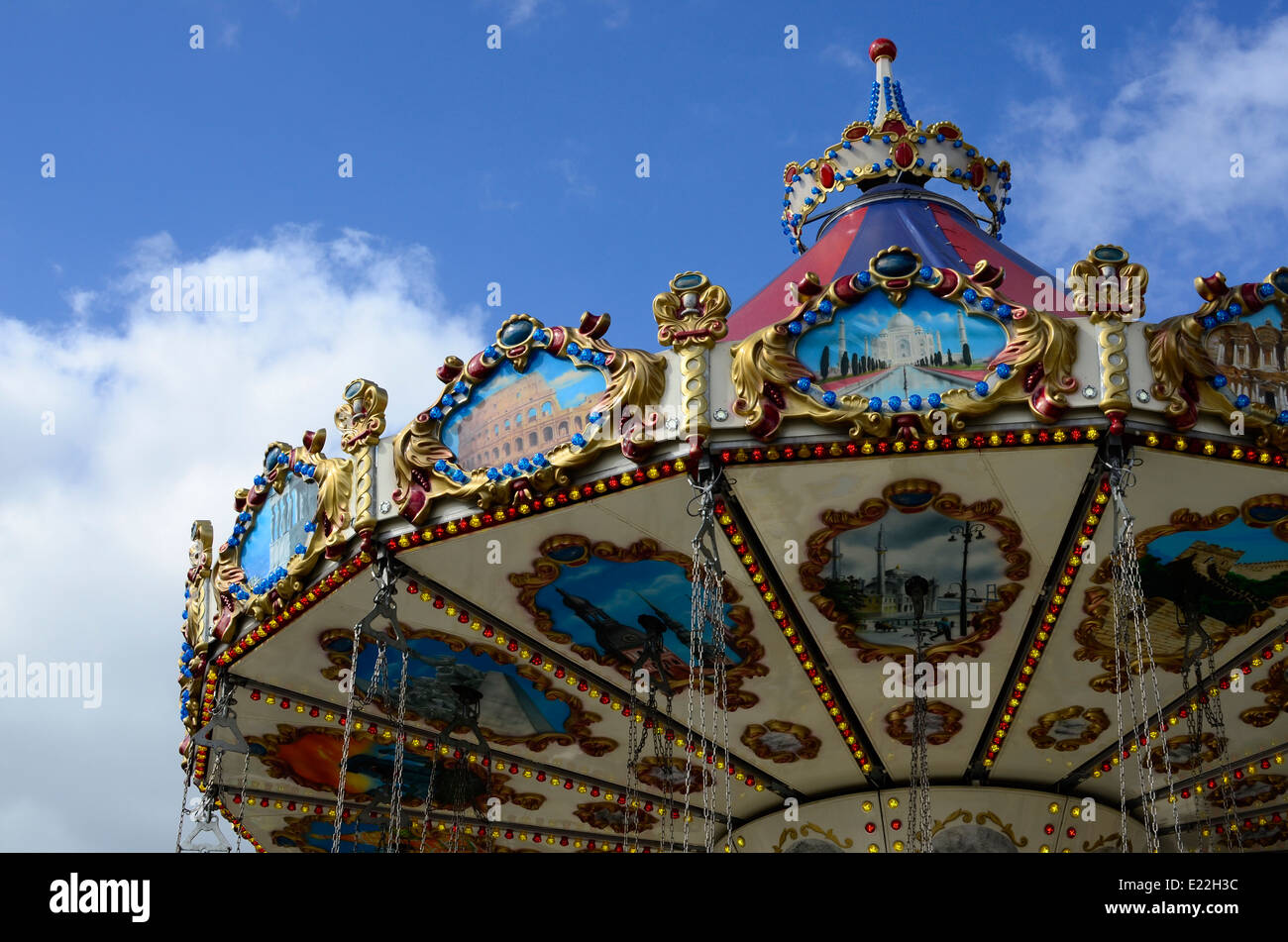 Funfair Merry Go Round Stock Photos & Funfair Merry Go Round Stock ...