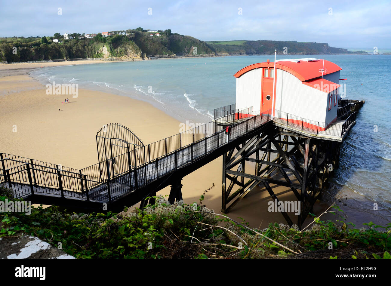 Tenby converted lifeboat station pembrokeshire wales Stock Photo - Alamy