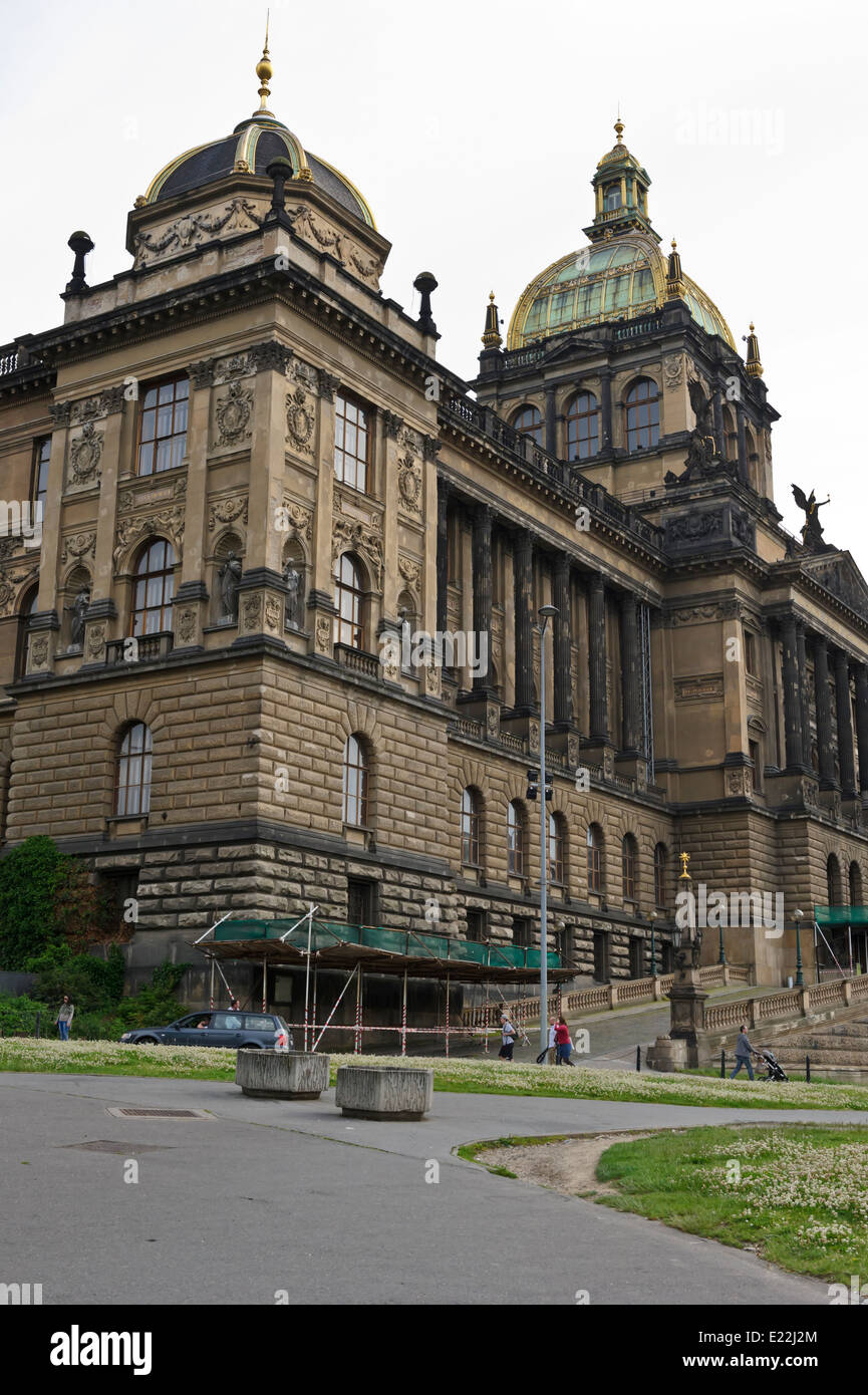 The exterior of the National Museum in Prague, Czech Republic Stock ...