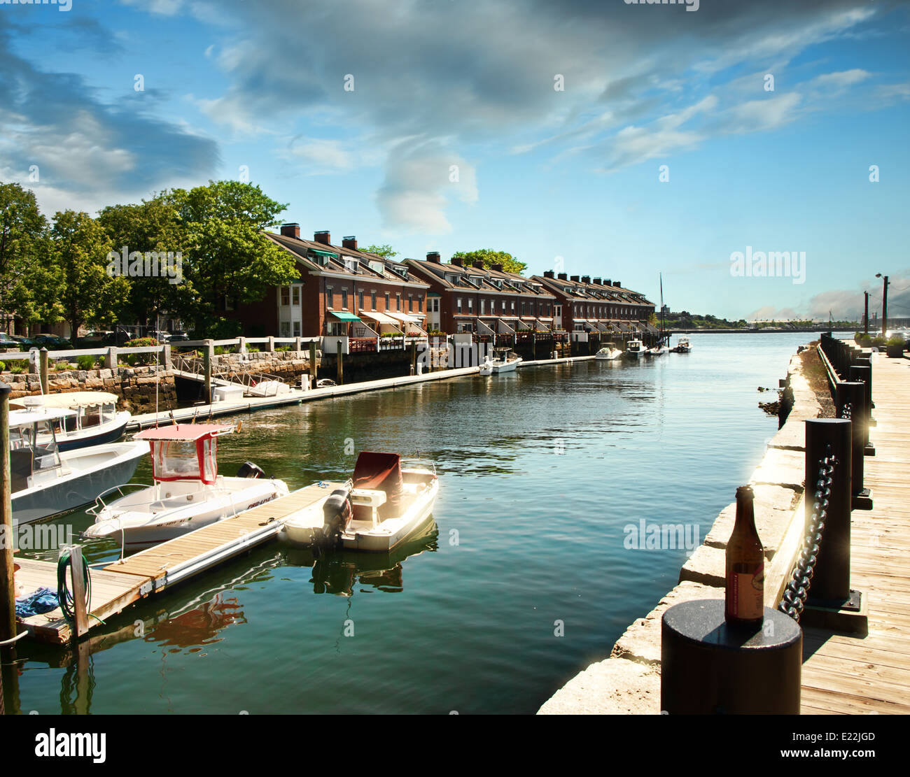 Boston waterfront docks hi-res stock photography and images - Alamy