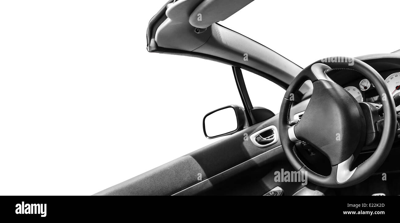 View of the interior of a modern automobile Stock Photo - Alamy