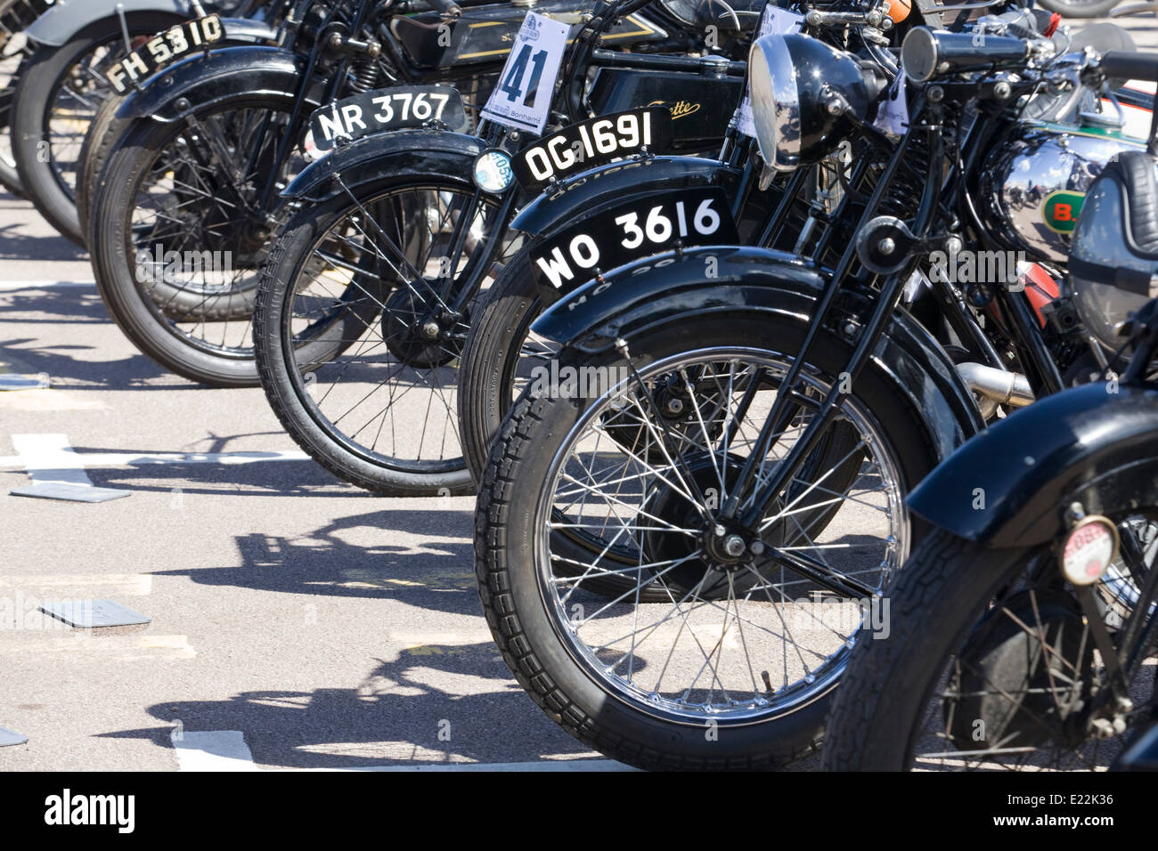 Old motorbikes vintage motorcycles hi-res stock photography and images ...