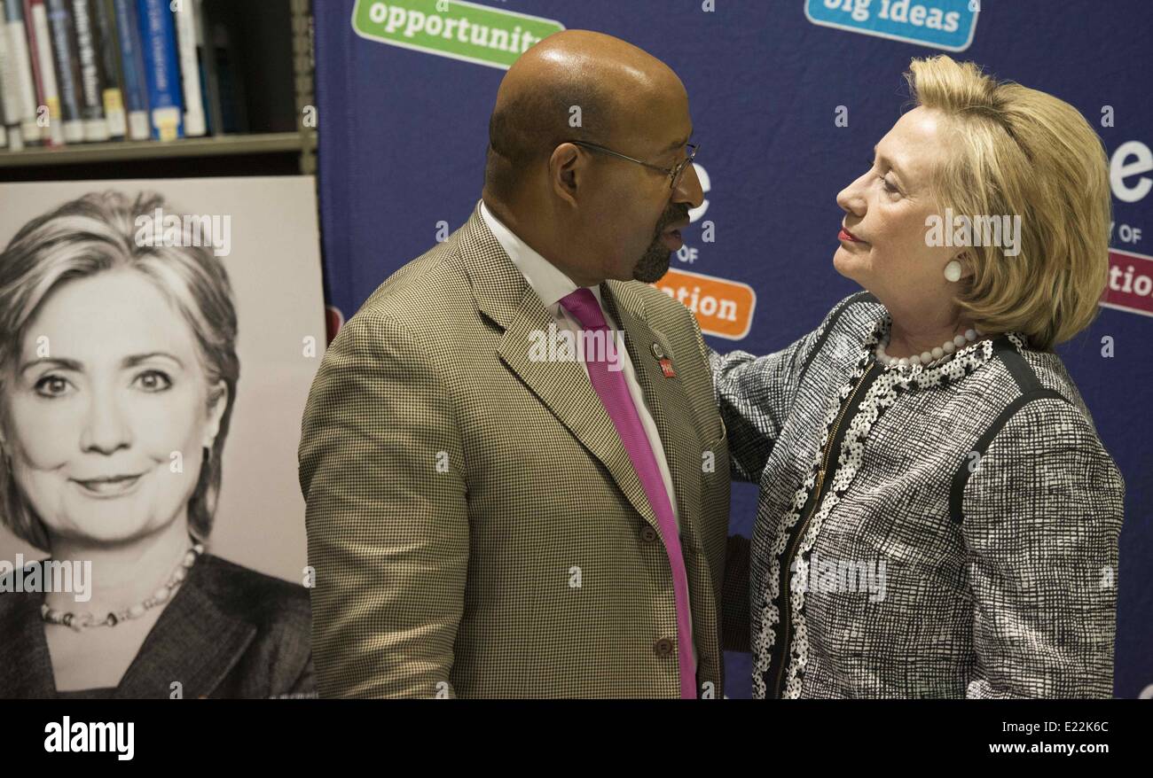 Philadelphia, Pennsylvania, USA. 13th June, 2014. Philadelphia Mayor ...