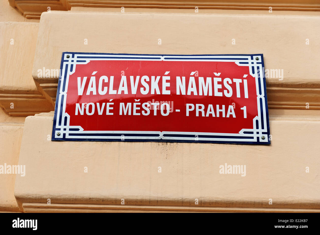 Prague czech republic street signs hi-res stock photography and images ...