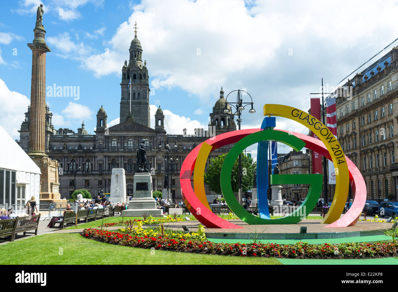 Glasgow commonwealth games buildings hi-res stock photography and ...