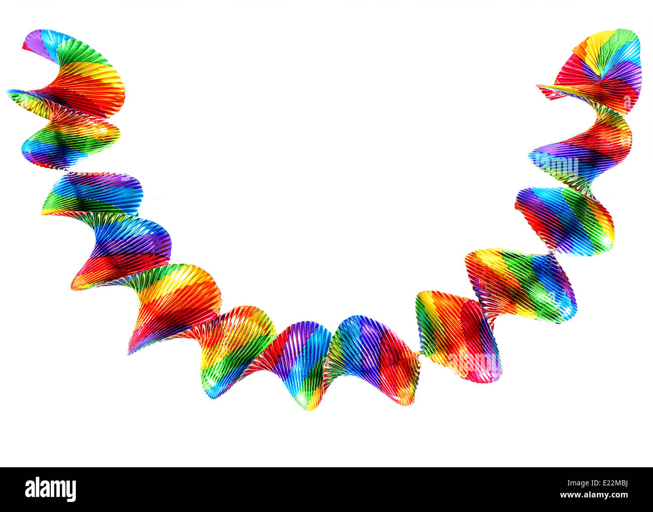 party decoration garland isolated on white background. design element ...