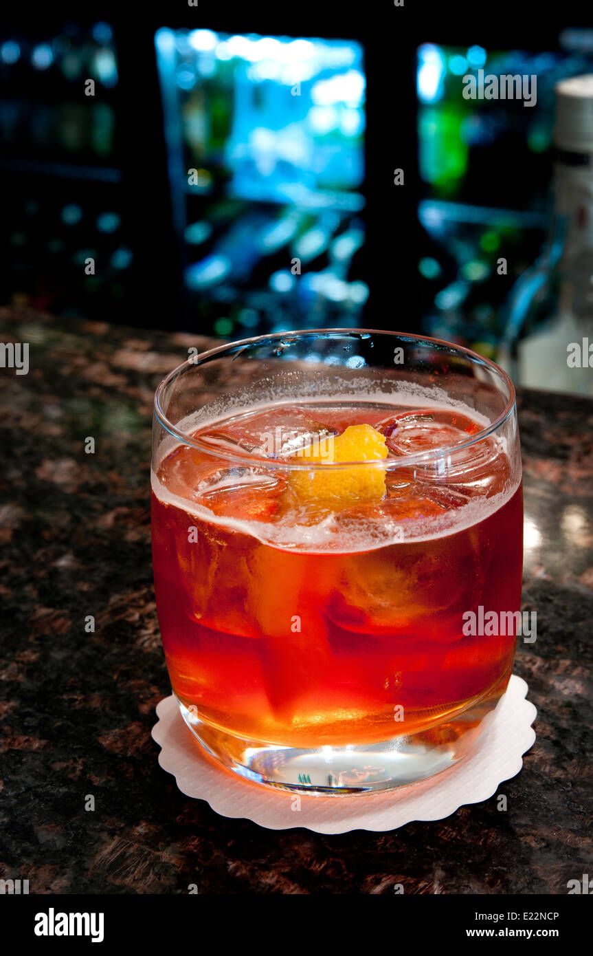 Cocktail - a mix of various drinks. Sometimes alcoholic drinks Stock ...