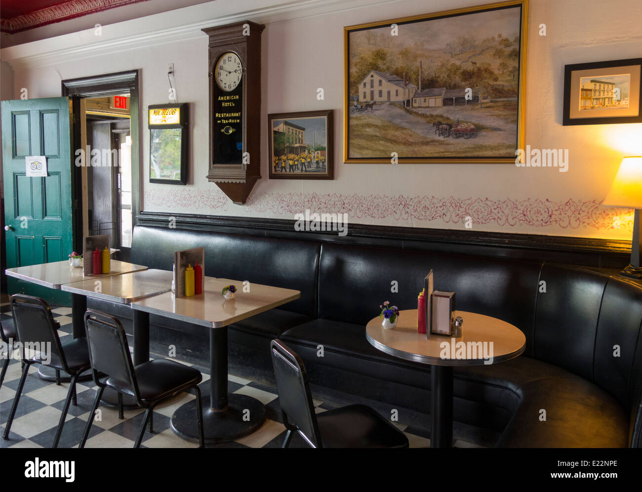 American hotel in Lima NY Stock Photo - Alamy