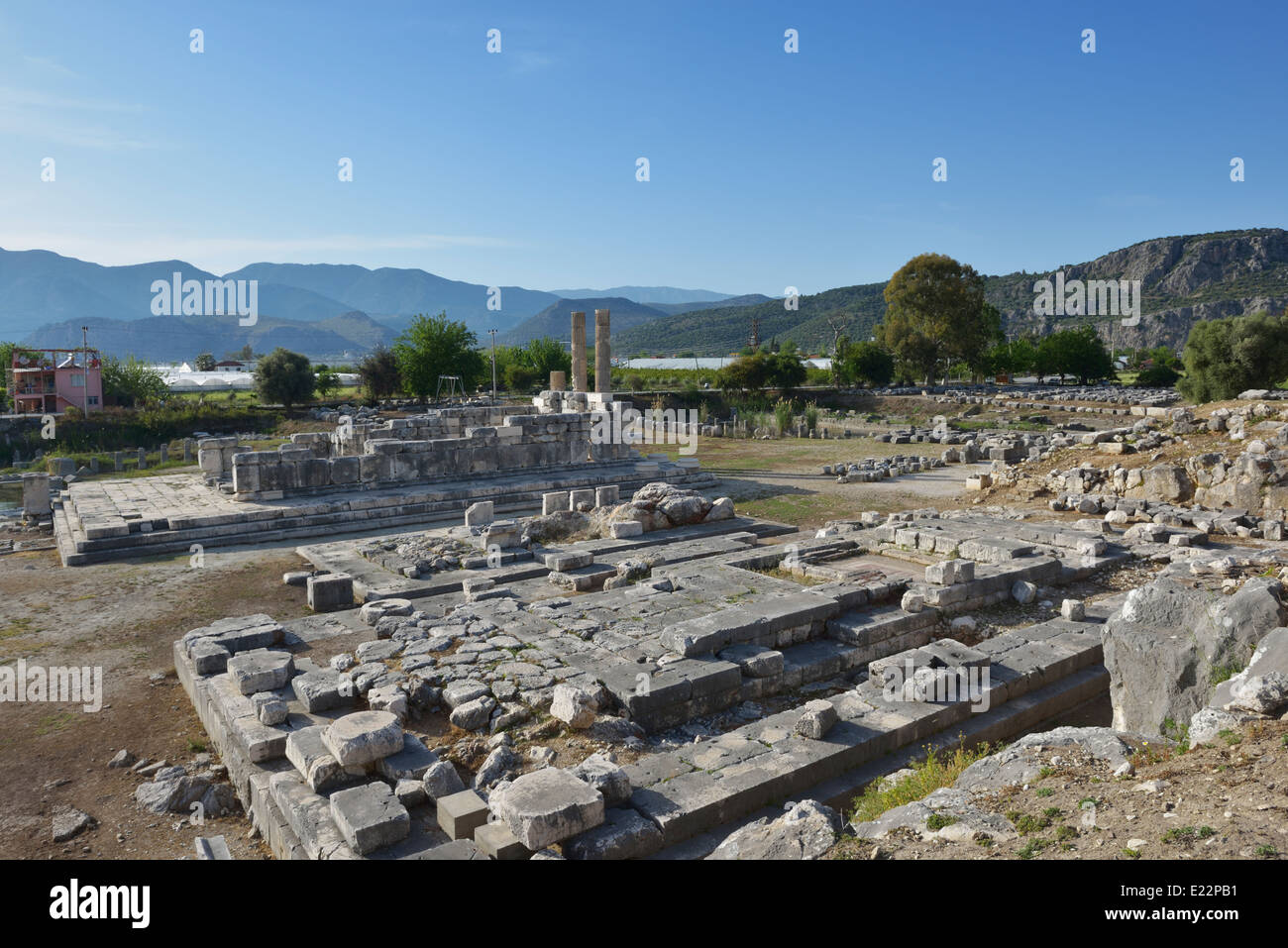 Temples of Leto, Artemis, and Apollo, Letoon, Turkey 140422 60975 Stock ...