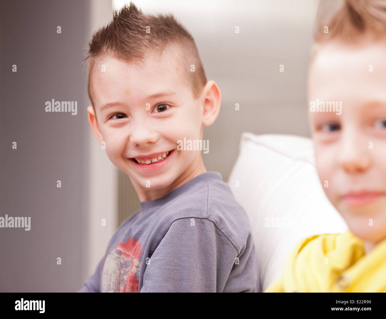 Two teenage boys having fun hi-res stock photography and images - Alamy