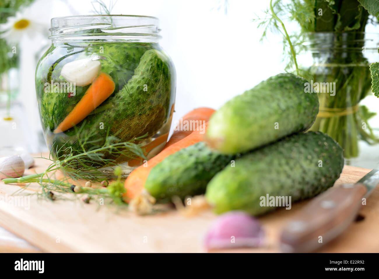 Brine in jar hi-res stock photography and images - Alamy