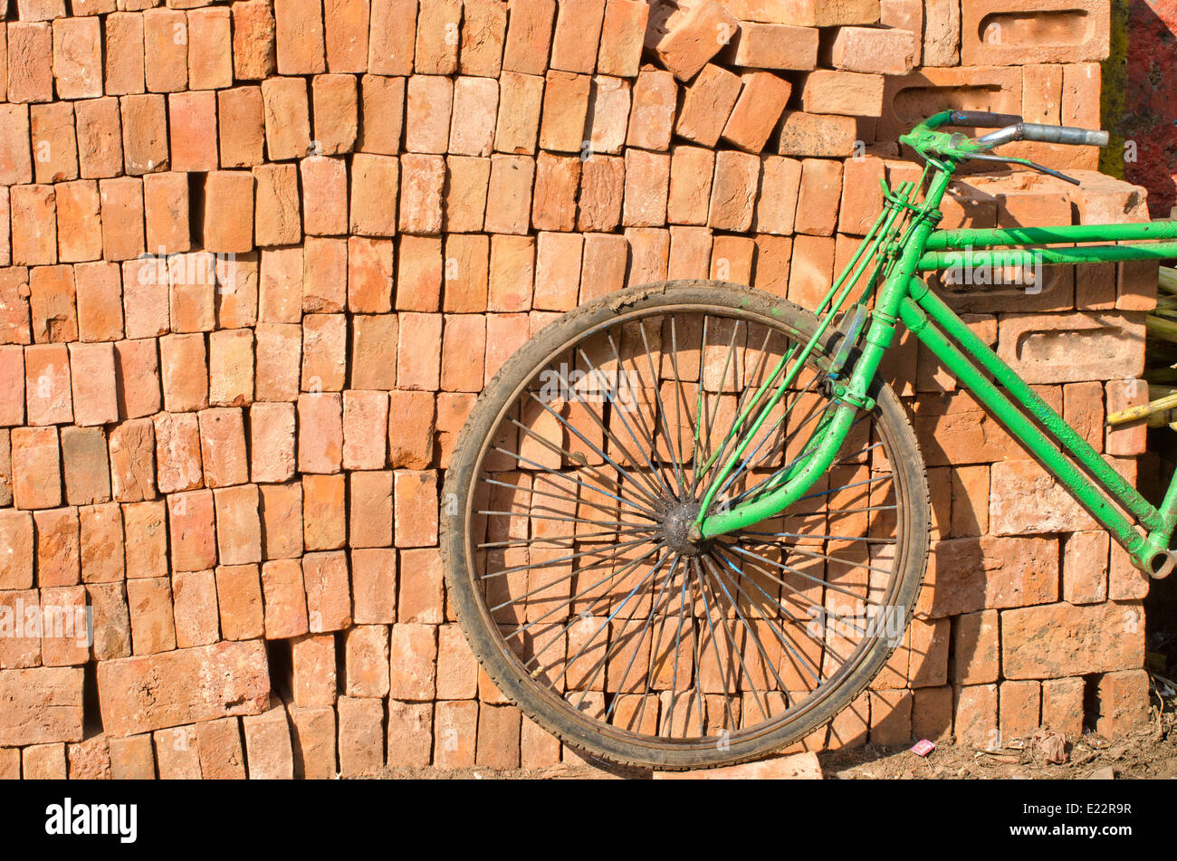 Old indian bicycle hi-res stock photography and images - Alamy