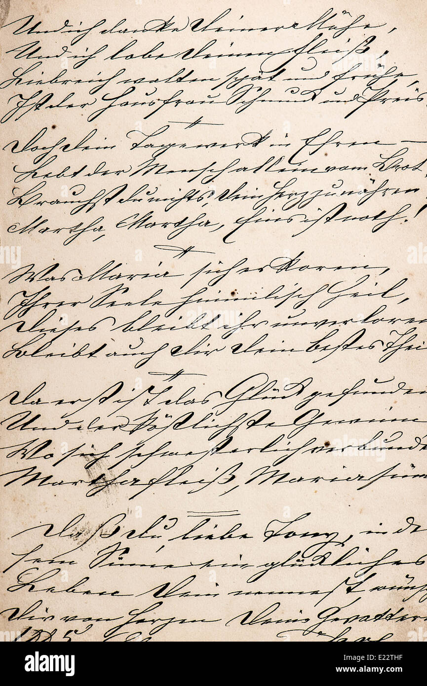 Old Handwriting Background