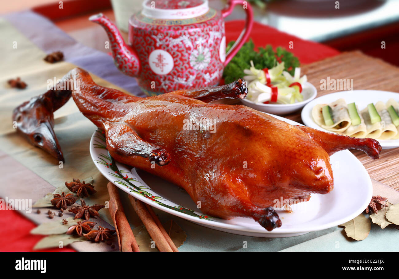 Peking Duck, China's most famous dish Stock Photo - Alamy