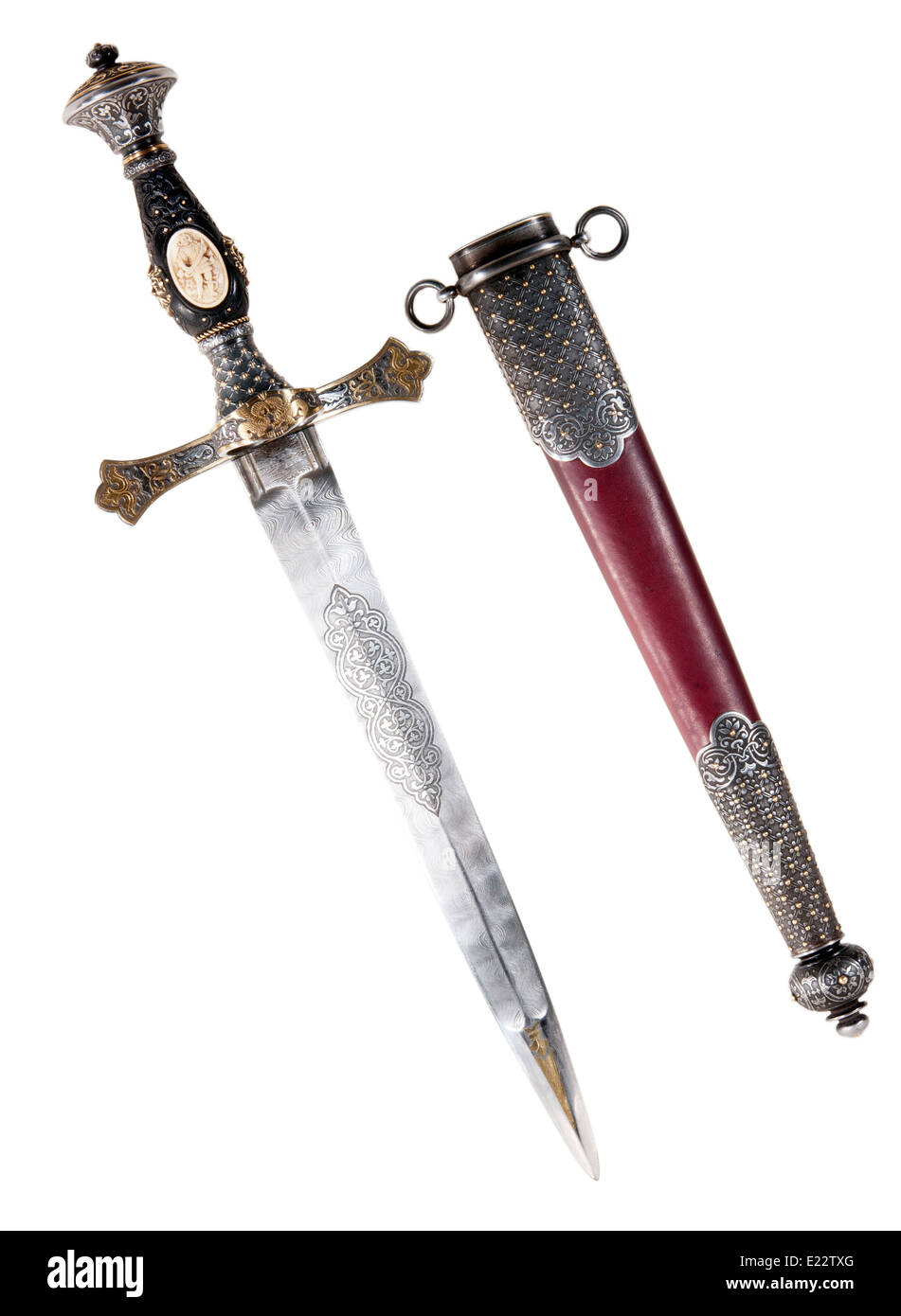 Medieval dagger Cut Out Stock Images & Pictures - Alamy