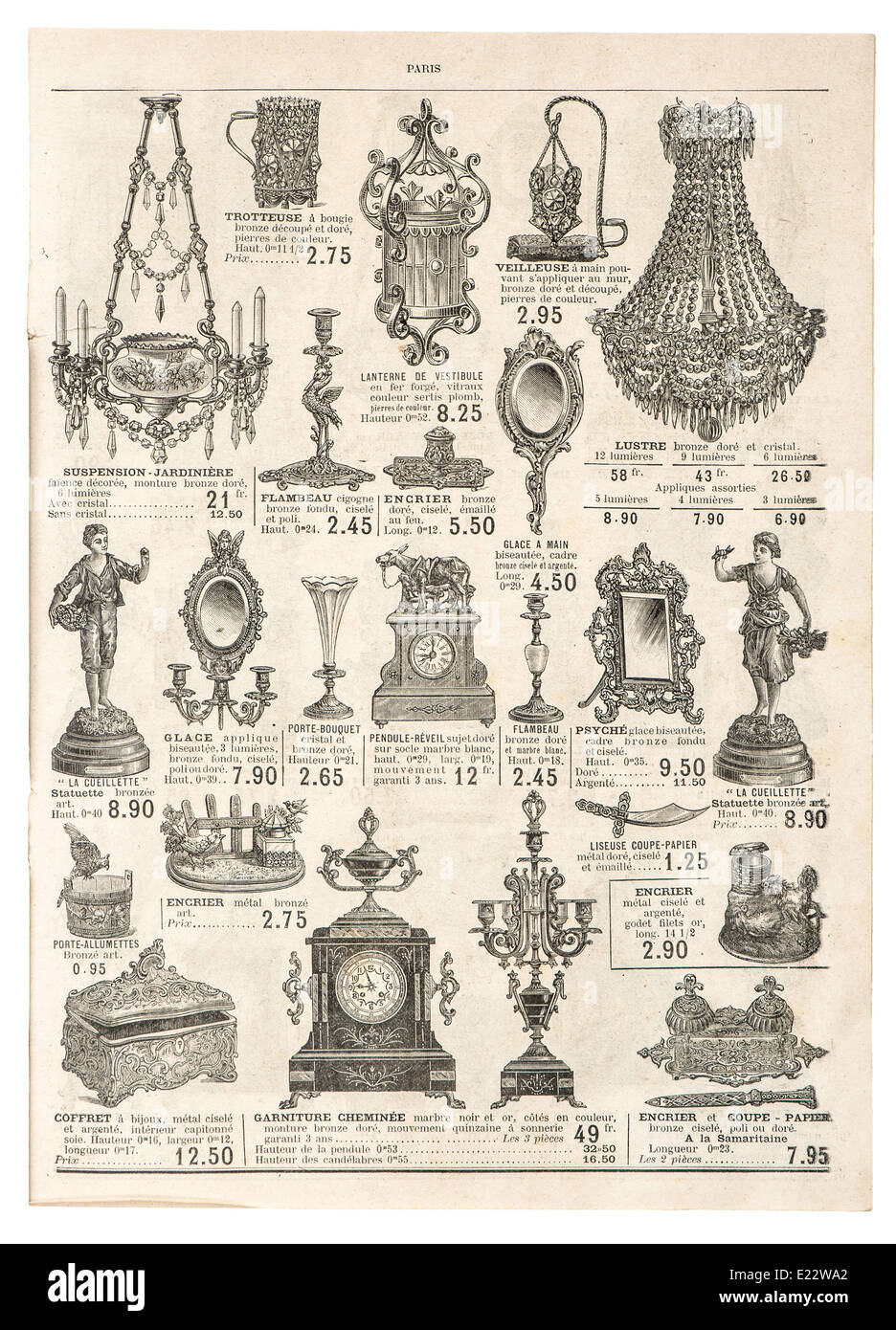 antique victorian objects and collectibles Stock Photo - Alamy