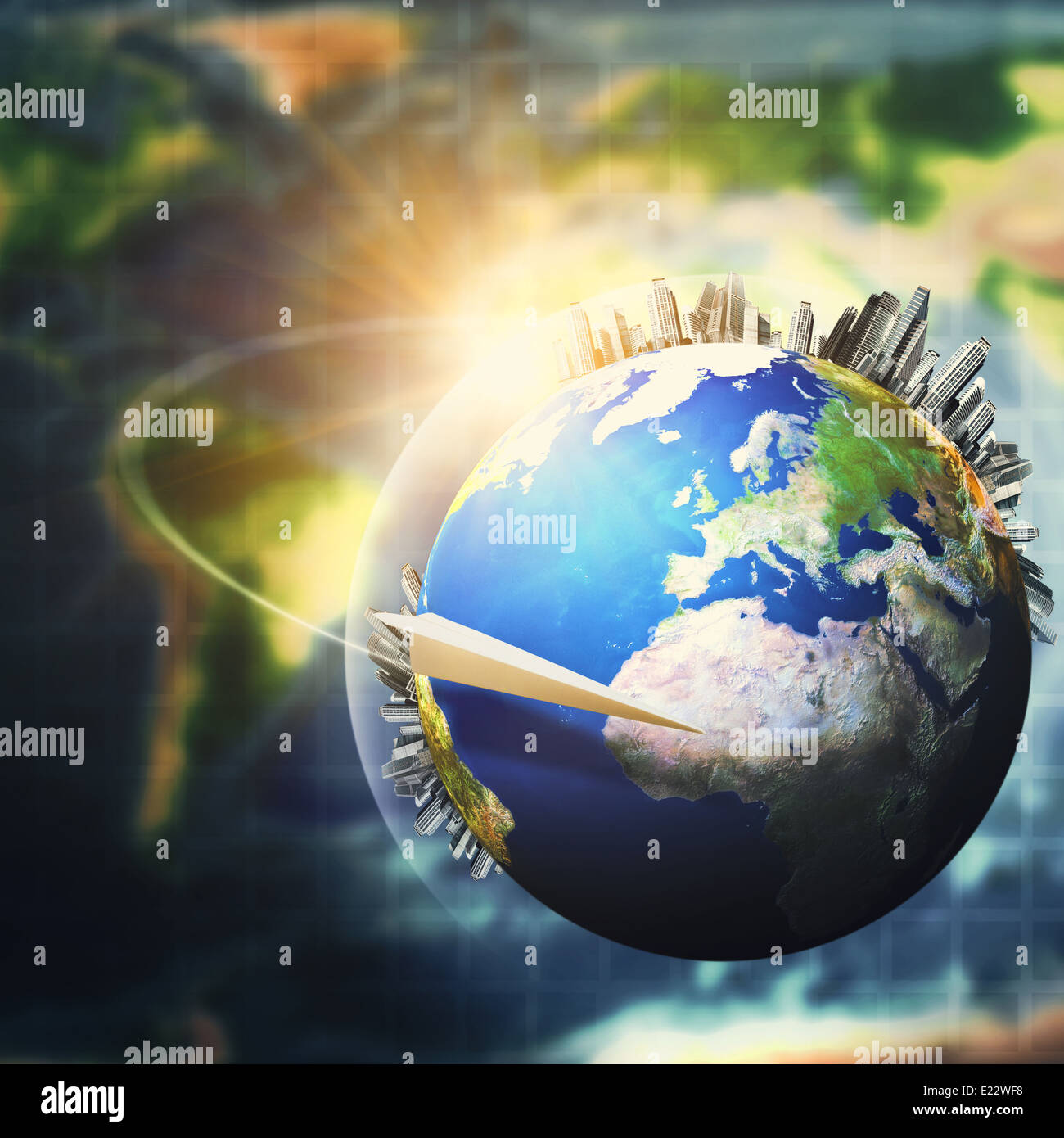 Global sustainable development concept, environmental backgrounds Stock ...