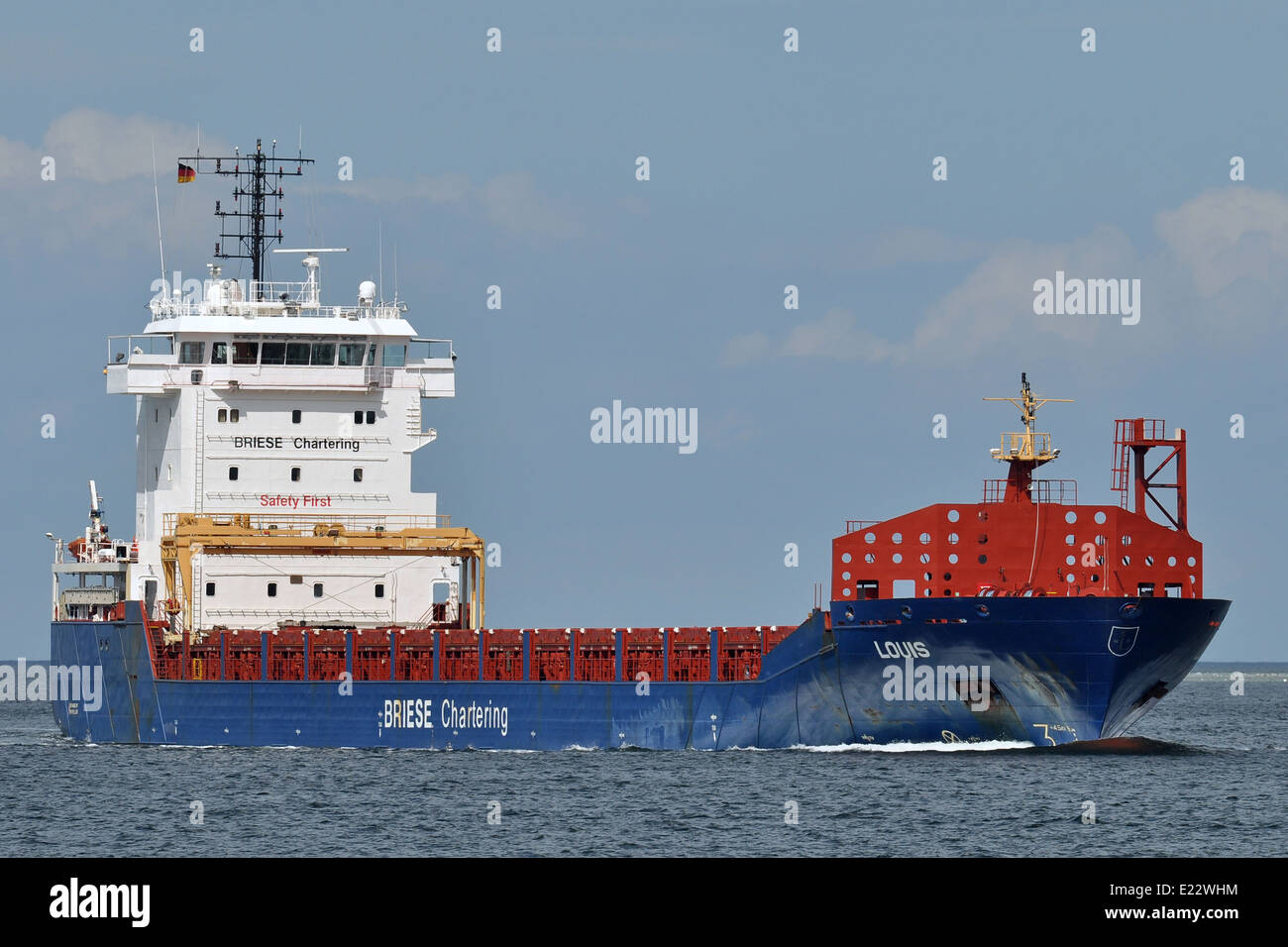 General Cargo vessel Louis inbound Kiel Fjord Stock Photo - Alamy