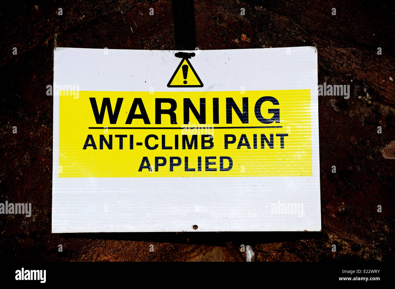 Anti climb hi-res stock photography and images - Alamy