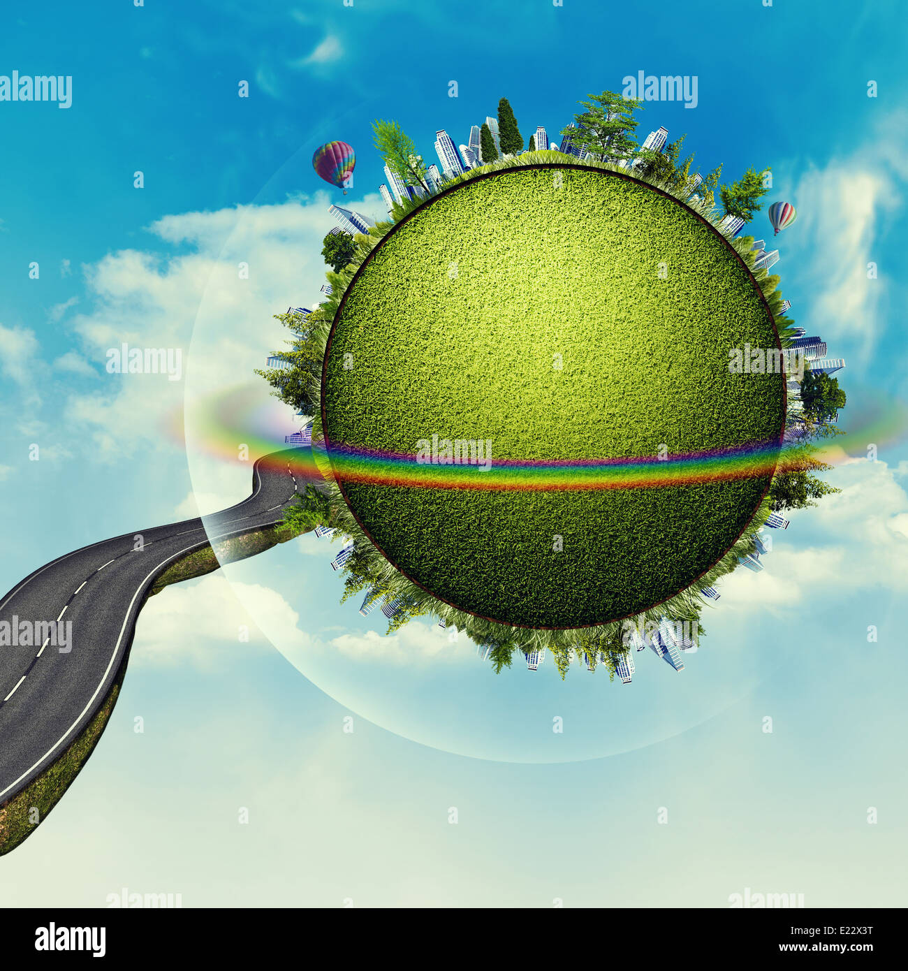 Green Planet, abstract vacation and travel backgrounds Stock Photo - Alamy