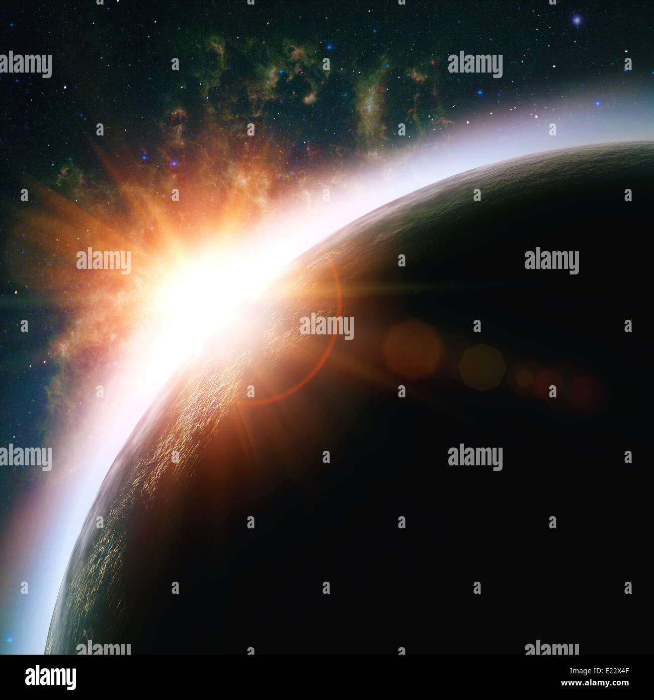 Deep space, abstract sci-fi backgrounds for your design Stock Photo - Alamy