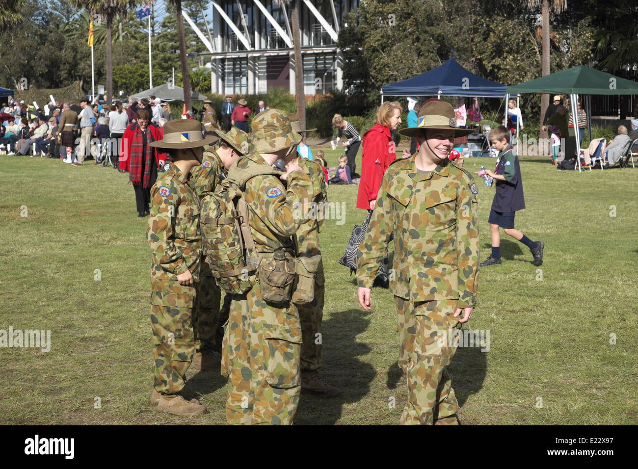 Sydney, Australia. 14th June 2014. Australian Army representatives at ...