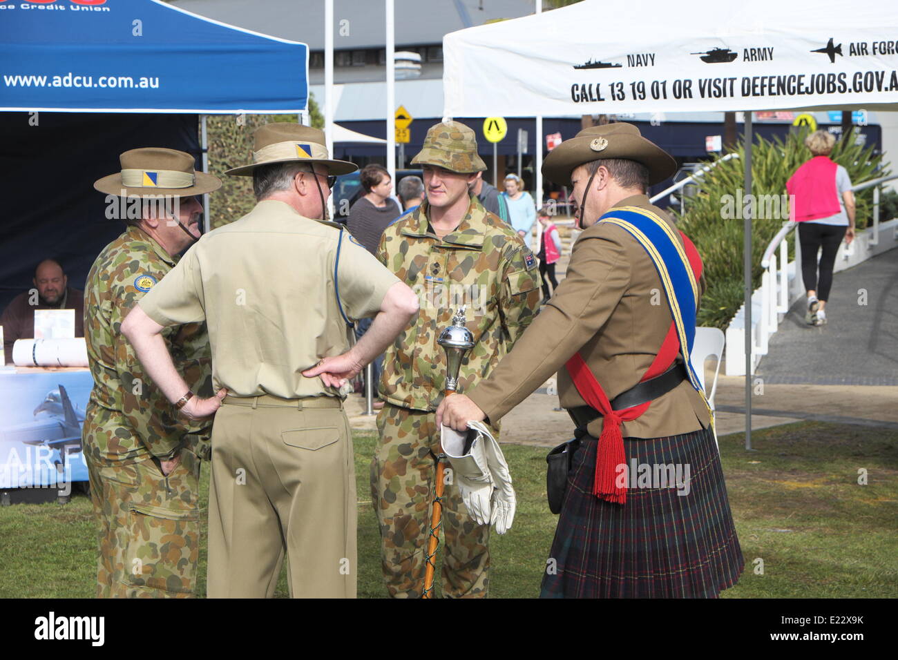 Sydney, Australia. 14th June 2014. Australian Army representatives at ...
