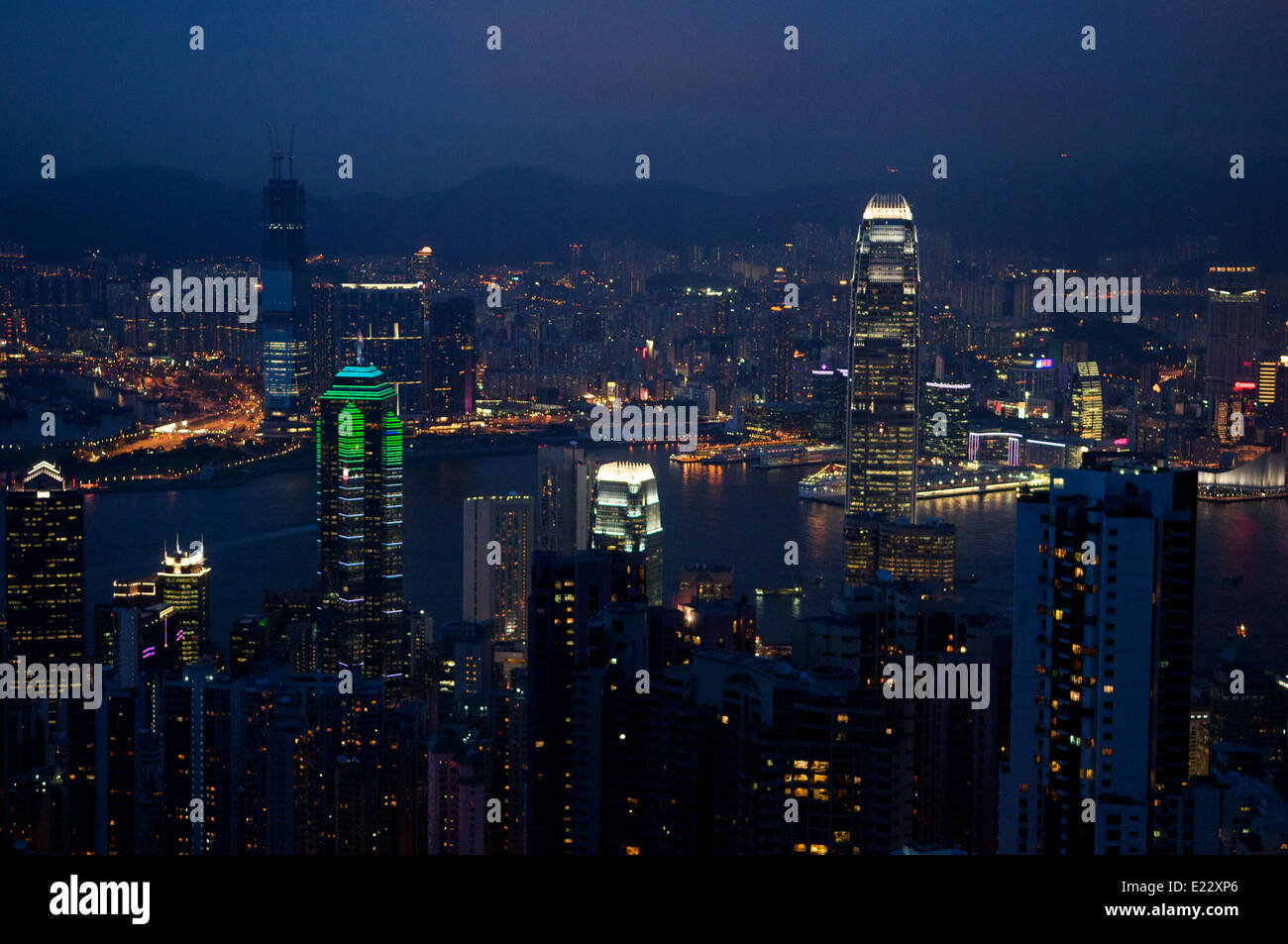 Victoria peak hong kong lookout hi-res stock photography and images - Alamy