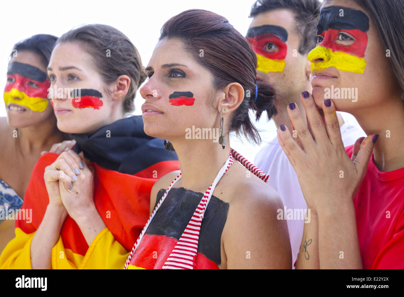 Soccer crowd germany girl hi-res stock photography and images - Alamy