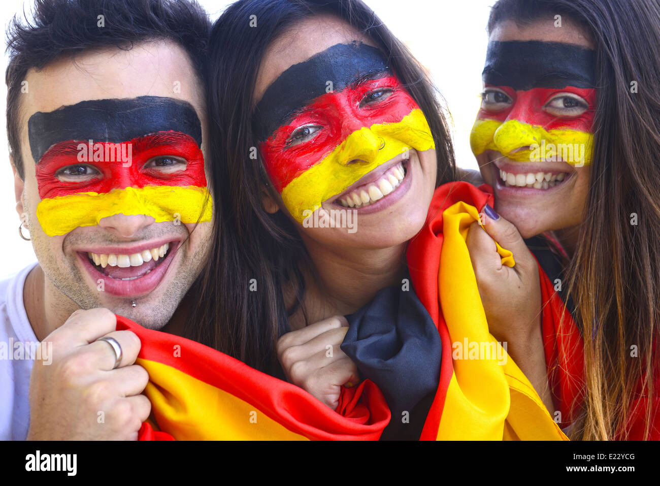 Group yelling hi-res stock photography and images - Alamy