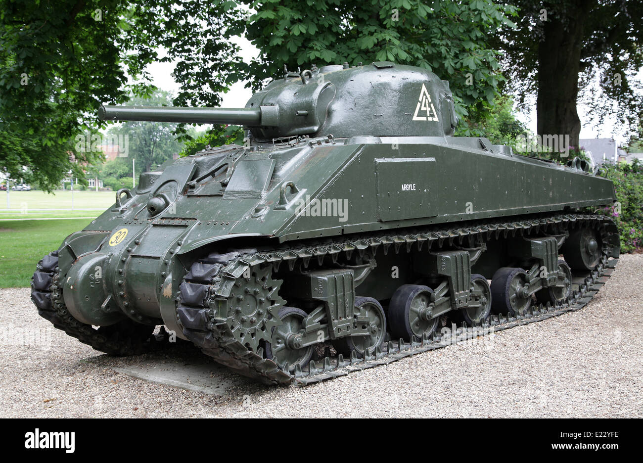 Argyle.tank from the second world war 1940-1945.netherlands Stock Photo ...