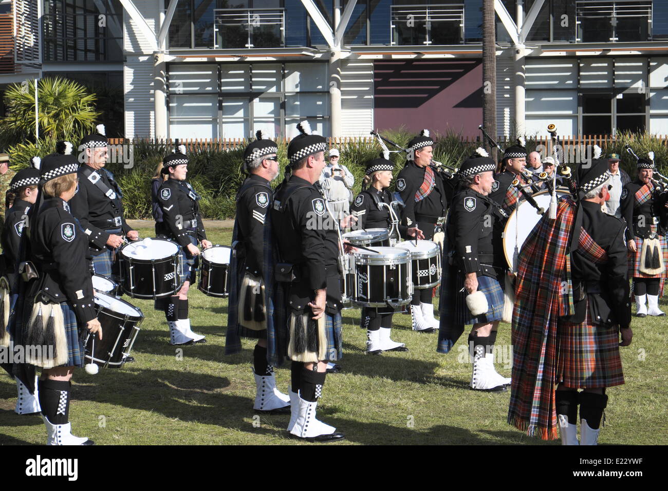 Australian pipe band hi-res stock photography and images - Alamy