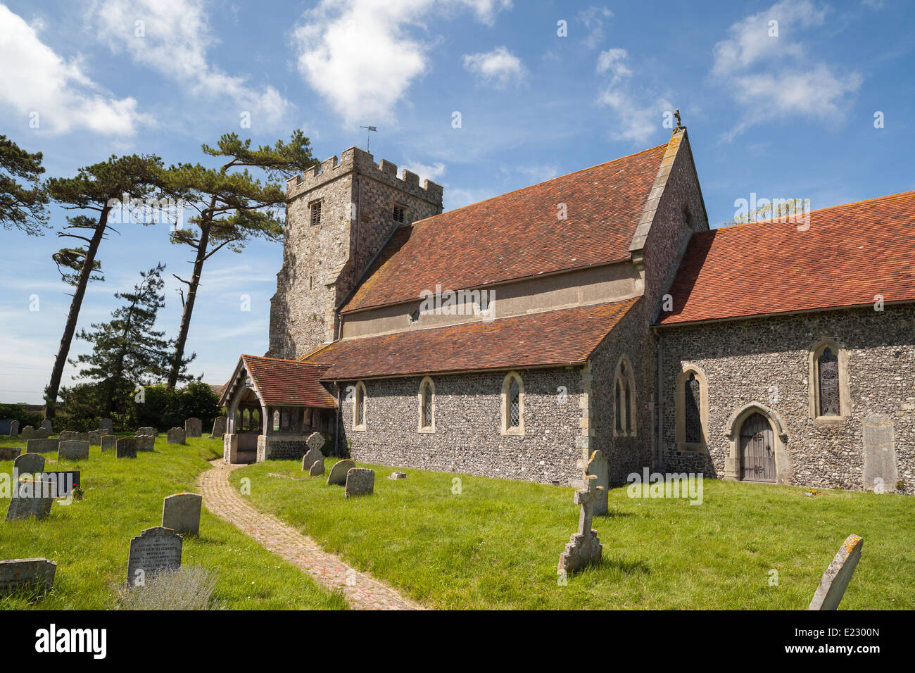 Beddingham Church, East Sussex, England, UK Stock Photo - Alamy