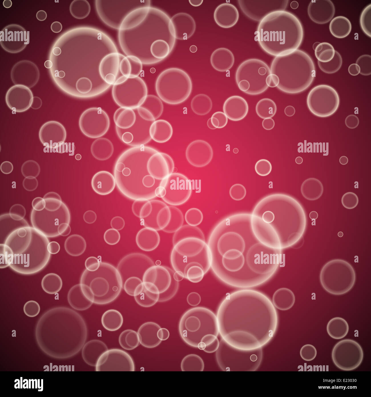 Red cartoon bubbles Stock Photo - Alamy