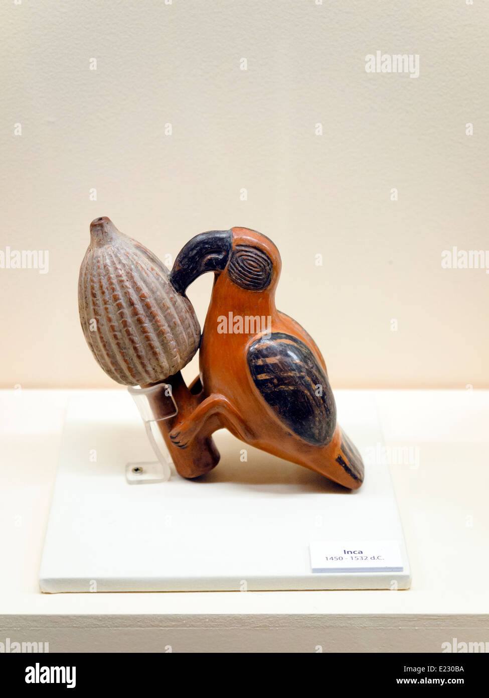 Whistle Flute Inca 1450-1532 AD Museo de la Nación Collection Lima ...