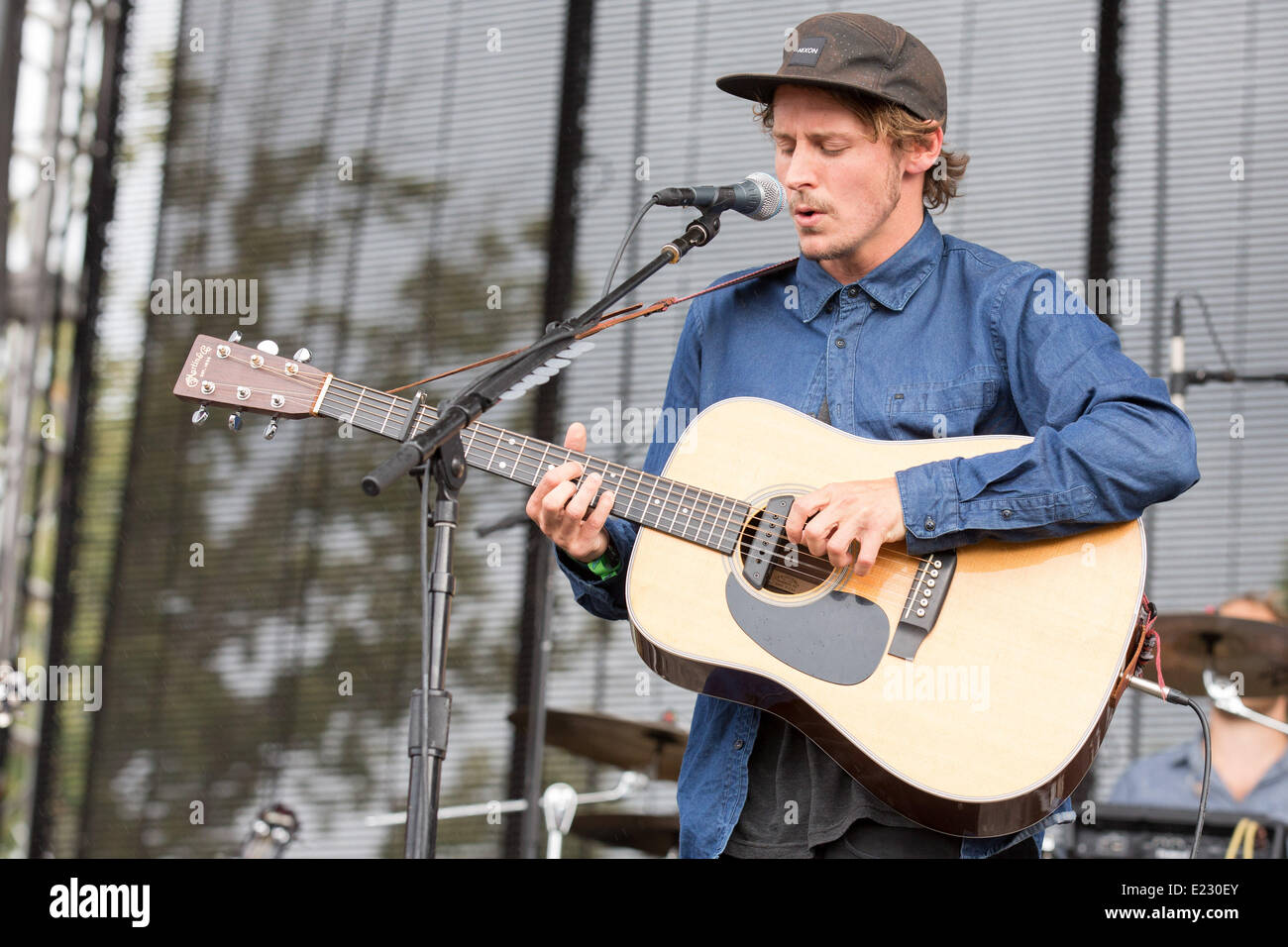 Manchester, Tennessee, USA. 13th June, 2014. Musician BEN HOWARD ...