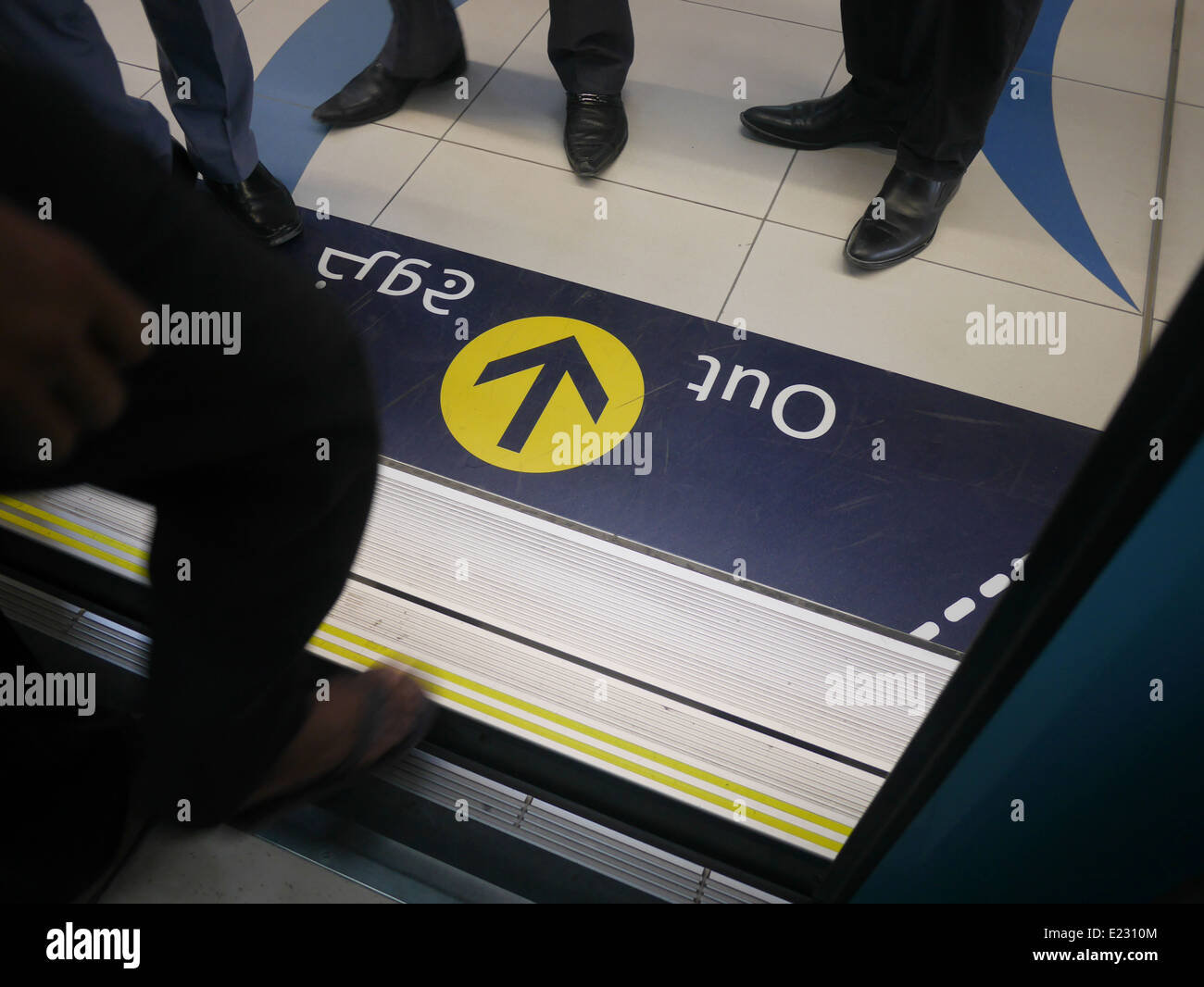 Getting off train hi-res stock photography and images - Alamy