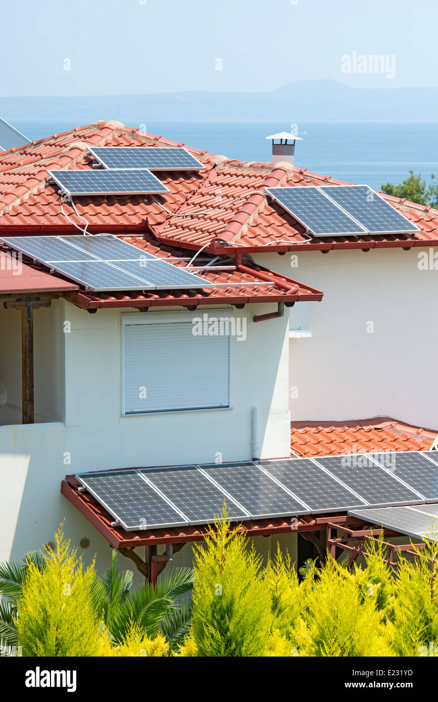 Rooftop solar power on industrial hi-res stock photography and images ...