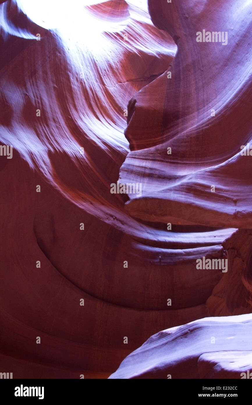 Dramatic texture and color from slot canyon wall Stock Photo - Alamy