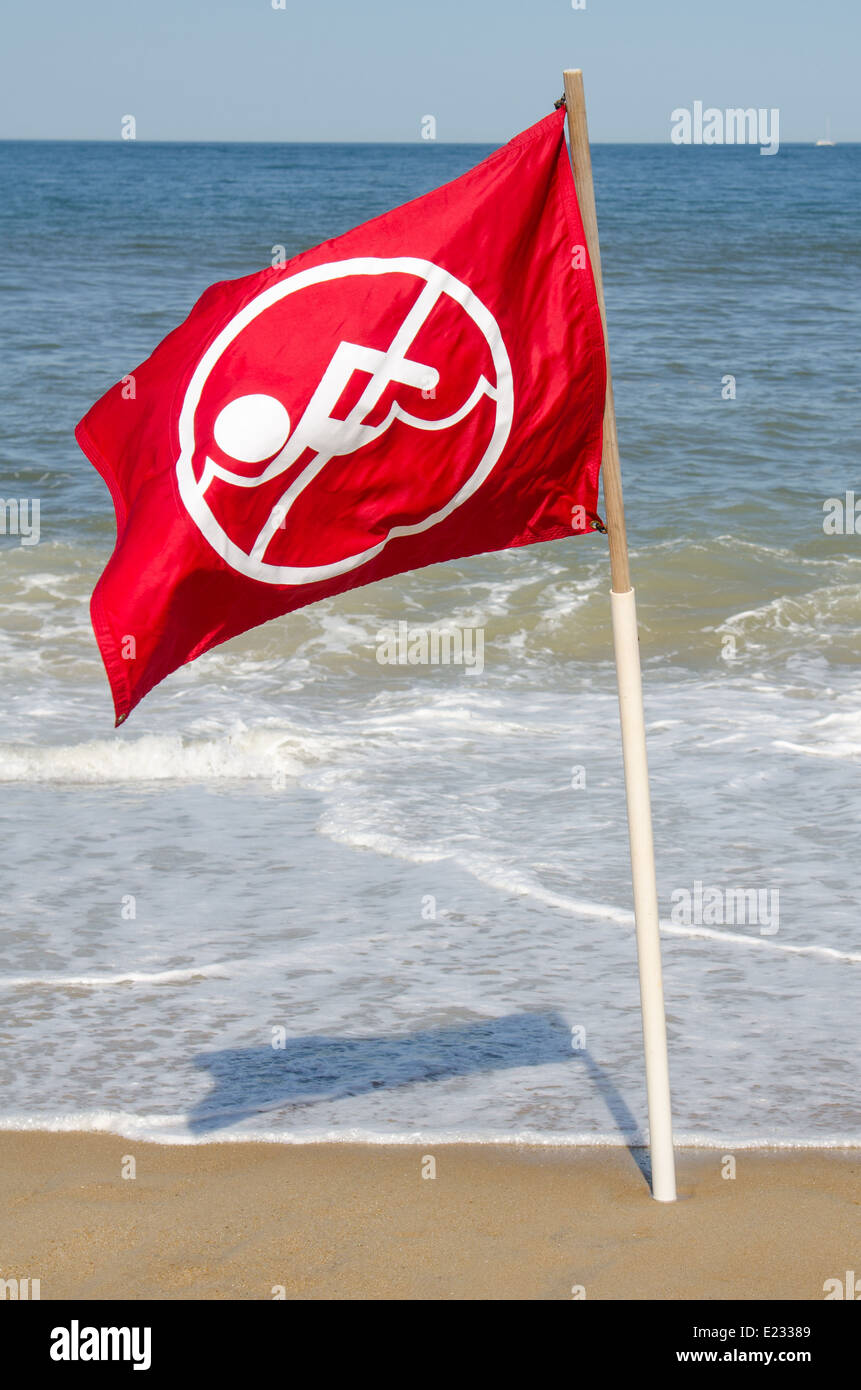Beach warning sign hi-res stock photography and images - Alamy