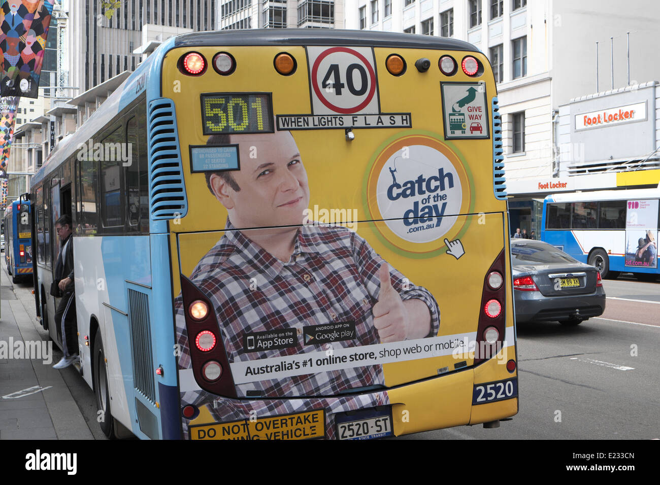 Buses rear view hi-res stock photography and images - Alamy