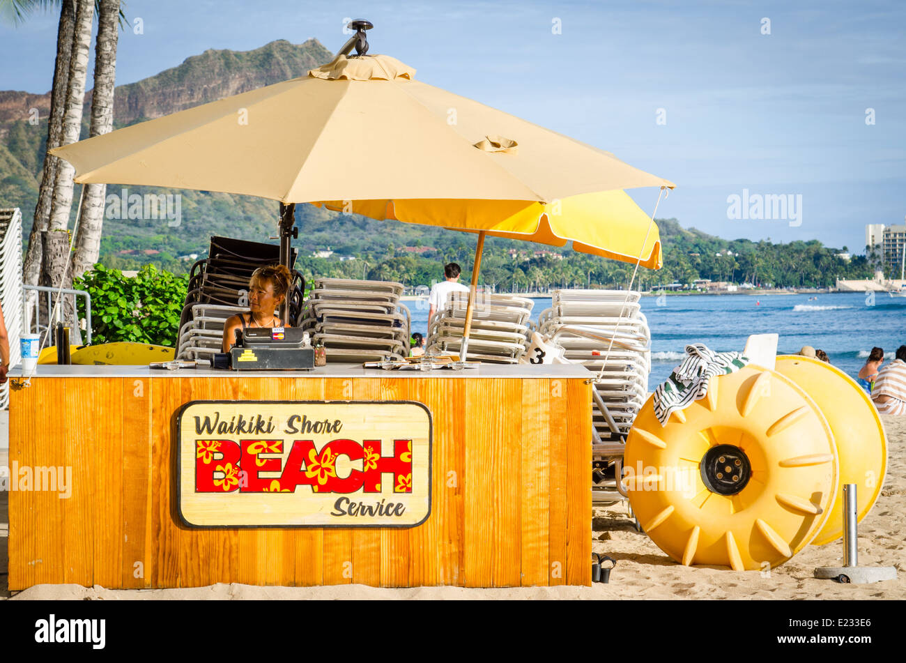 The Waikiki Shore Beach Service Stock Photo - Alamy