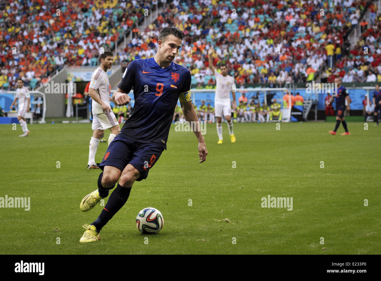 Van persie 2014 world cup hi-res stock photography and images - Alamy