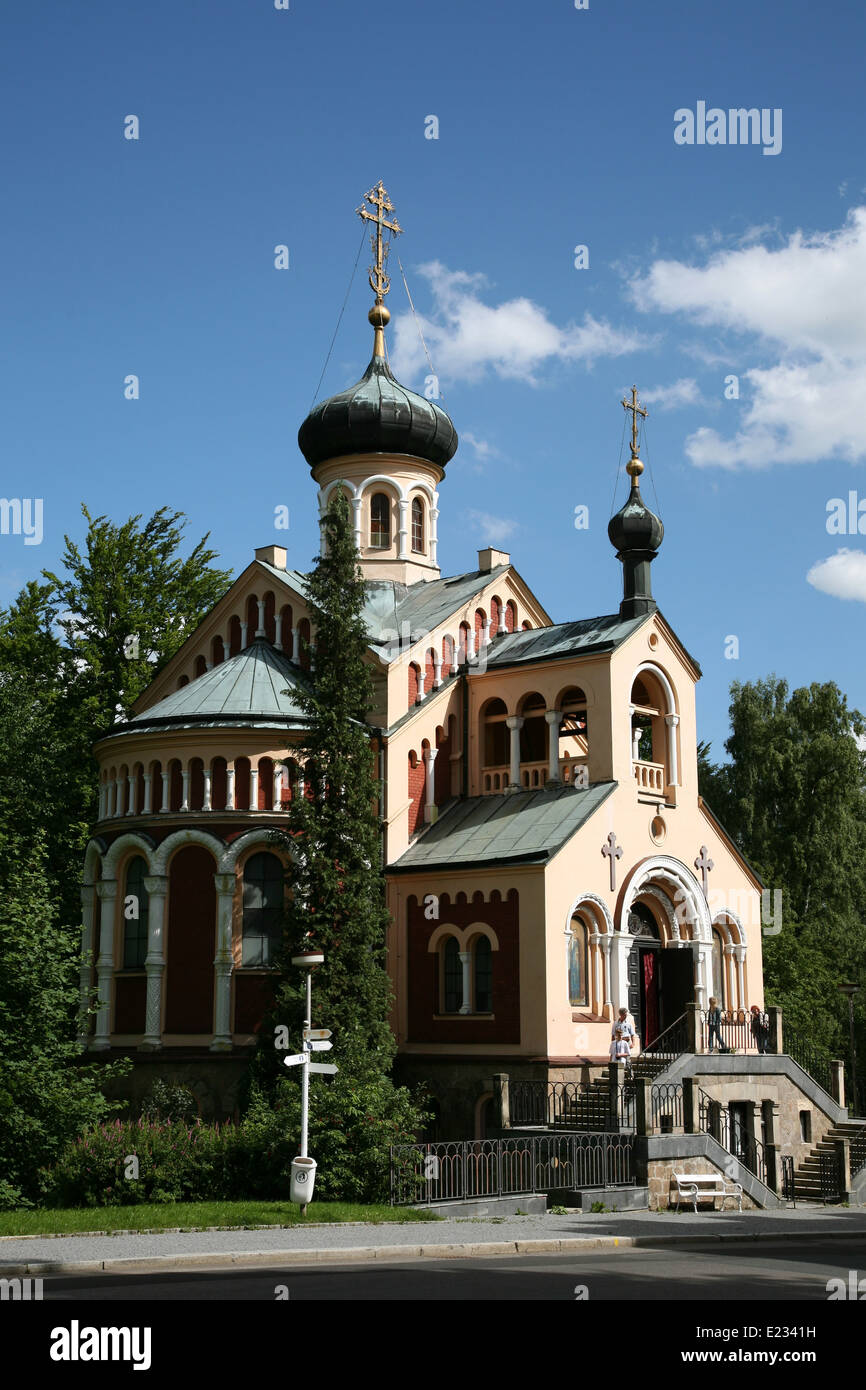 Orthodox Church of Saint Vladimir in Marianske Lazne, Czech Republic ...